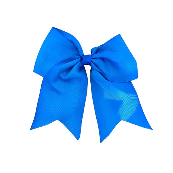 Accessories | Bogo Blue Cheer Bow Royal Blue Solid Plain Cheerleading ...